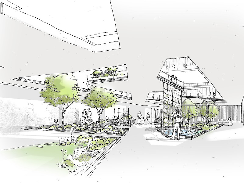 Architectural Landscape Sketches