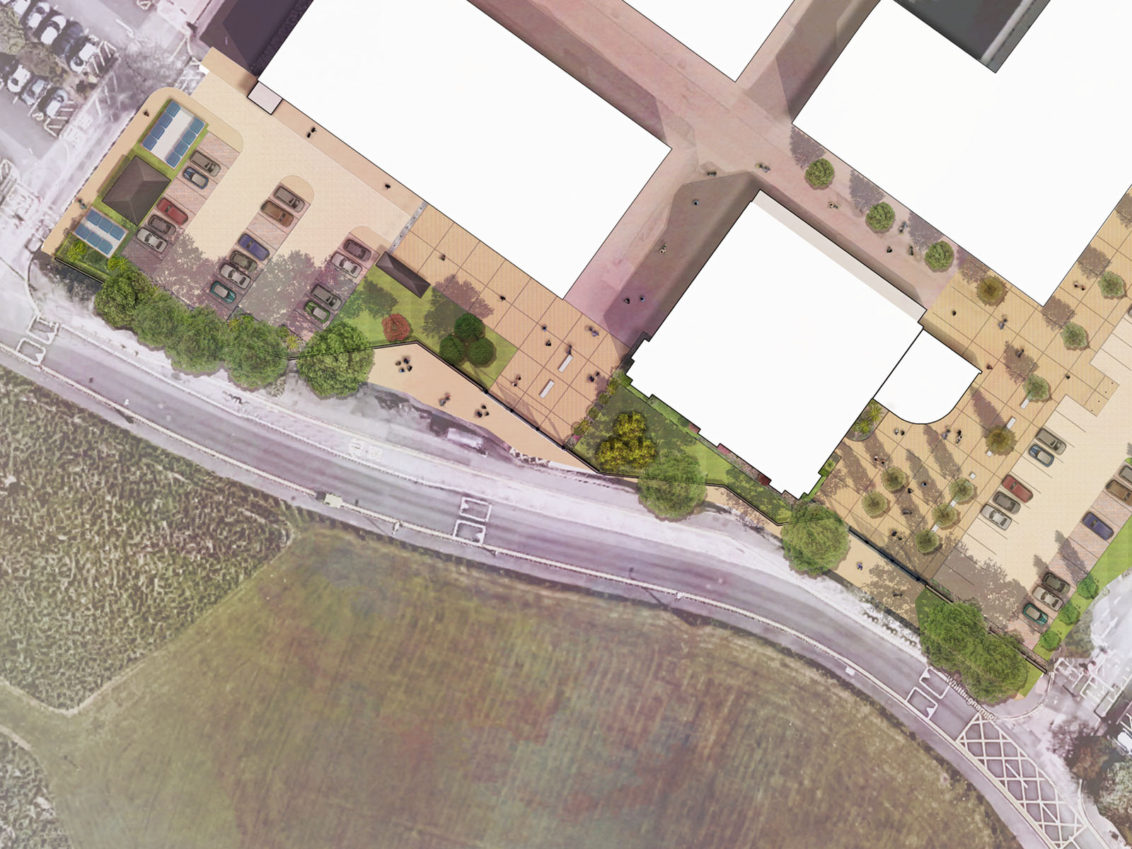 Halesowen College_Landscape → BM3 Architecture